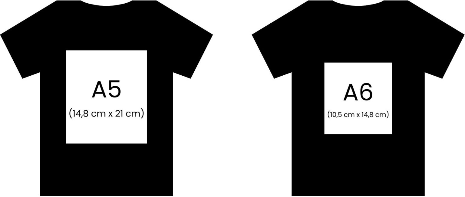 Ukuran Sablon Kaos Umum Digunakan Konveksi - Mimikri Supply
